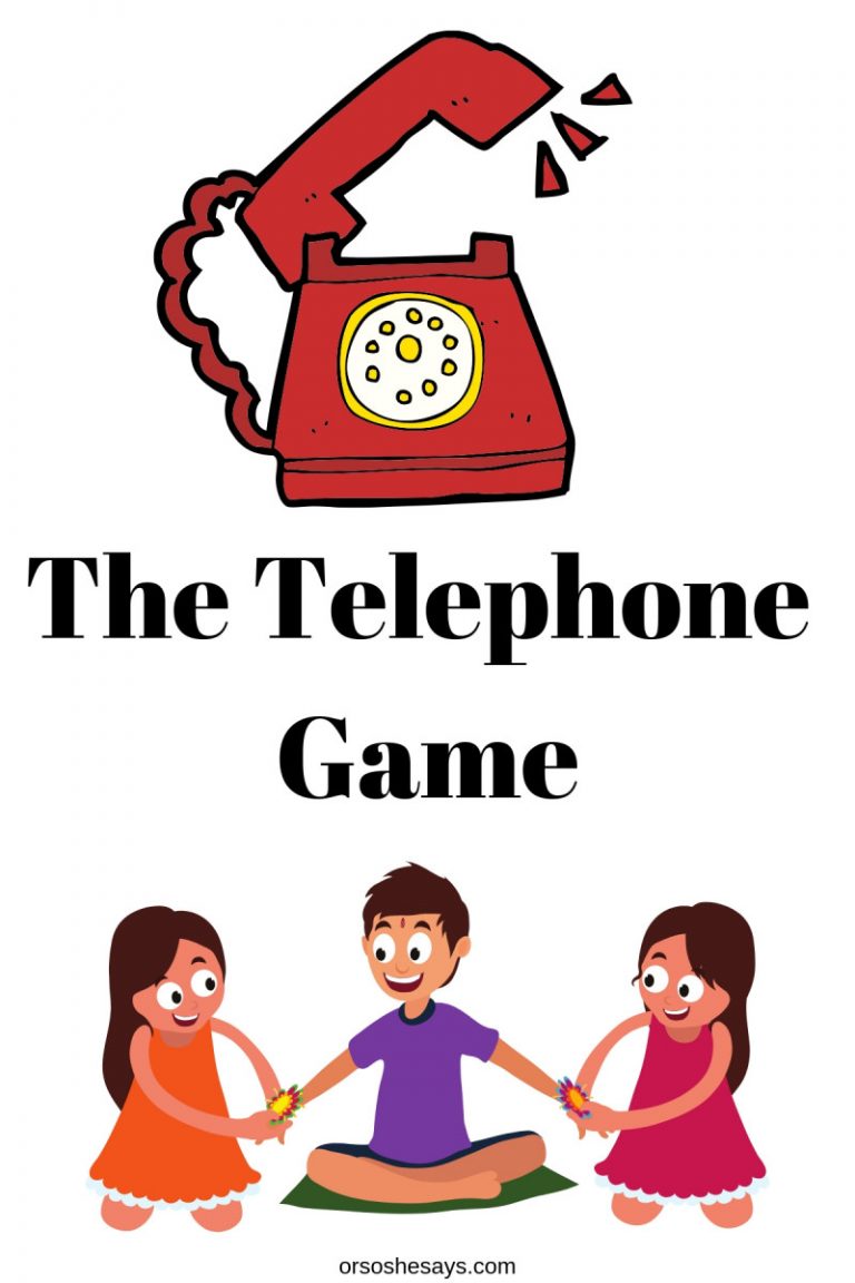 The Telephone Game ~ Fun for the Whole Family (she: Amy) - Or so she ...