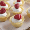 Raspberry Sugar Cookie Cups with Cream Filling - Or so she says...