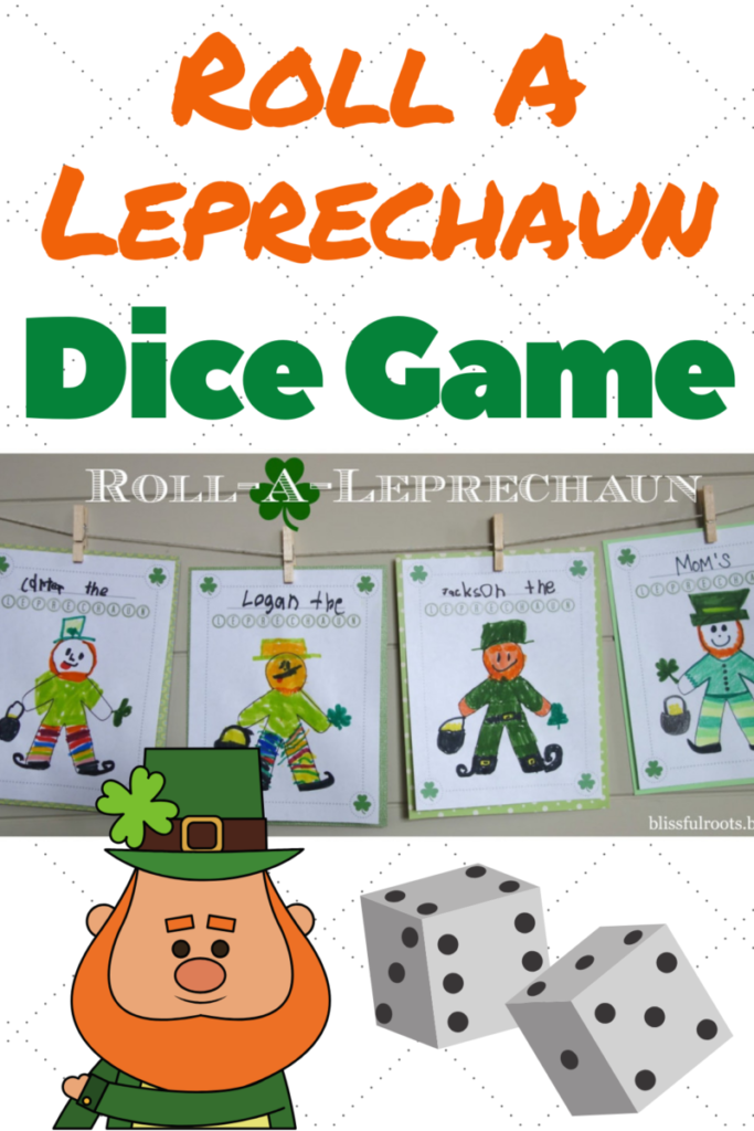 Roll-A-Leprechaun Game ~ Fun St. Patrick's Day Activity! - Or so she ...