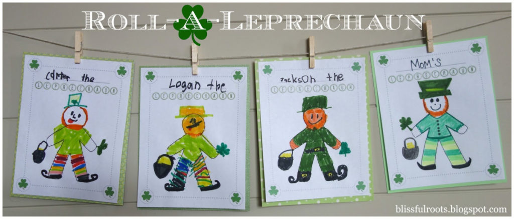 Roll-A-Leprechaun Game ~ Fun St. Patrick's Day Activity! - Or so she ...