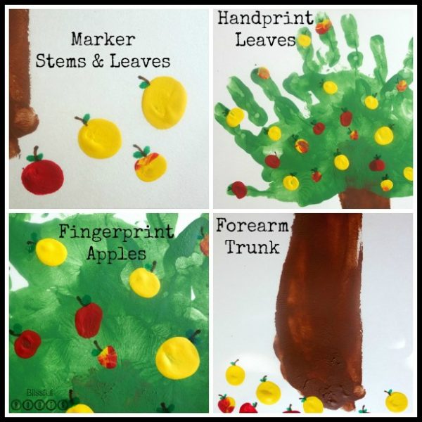 Handprint Apple Tree ~ Fun Fall Art Project For Kids (she: Brooke) - Or ...