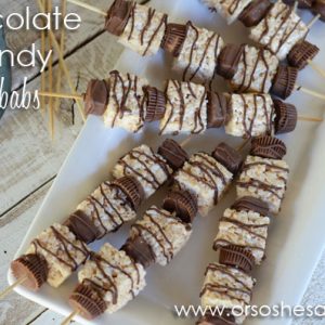 Chocolate Candy Kebabs ~ Super Fun & Easy Dessert! - Or so she says...