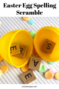 Easter Egg Word Scramble - A Spelling Game for Kids!