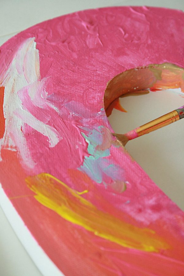 Personalized Initial Letter Art (she: Darleen)