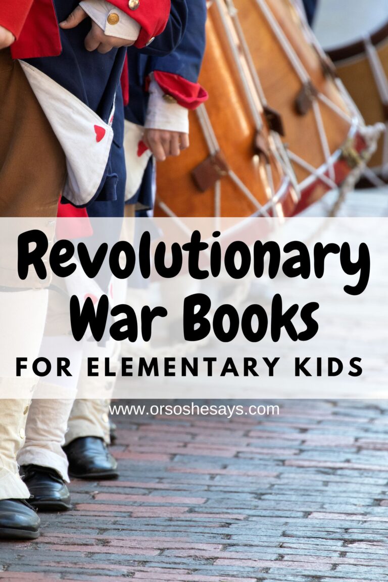 My Favorite Revolutionary War Books for Elementary Students - Or so she ...