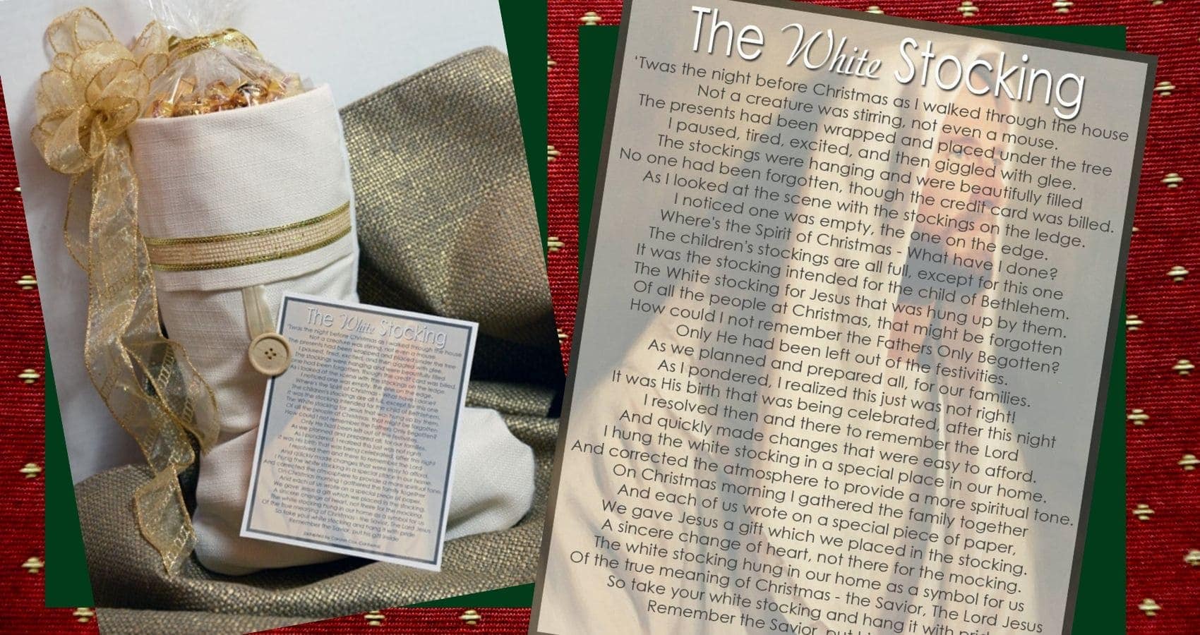 Stocking for Jesus Christmas Tradition