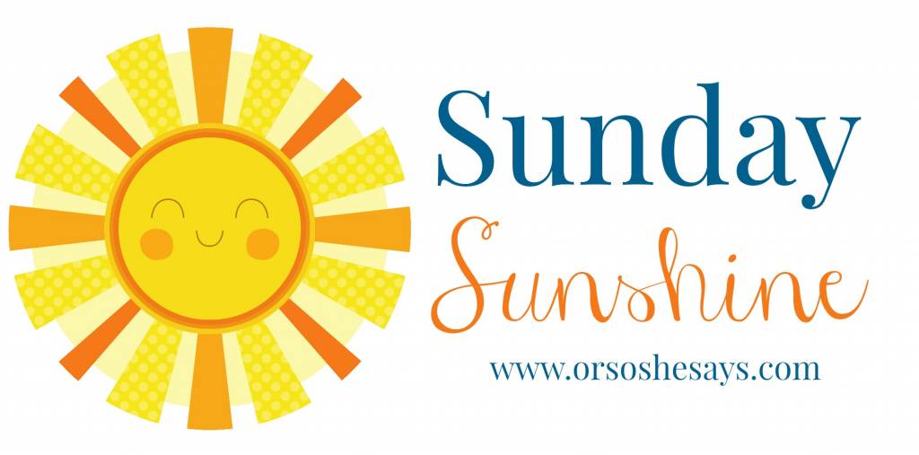 The Faith You Have ~ Sunday Sunshine #6 - Or so she says...