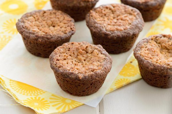 Coconut Almond Brownie Tassies (she: Jen)