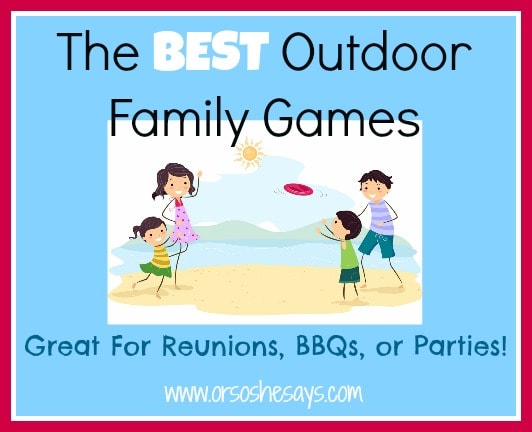 5 Creative Outdoor Games - Featuring the ABCs