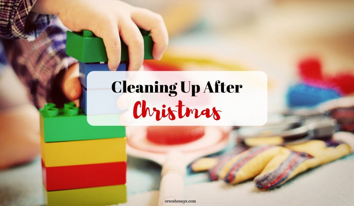 Post Christmas Activities - Time to De-Clutter and De-Sugar the House!