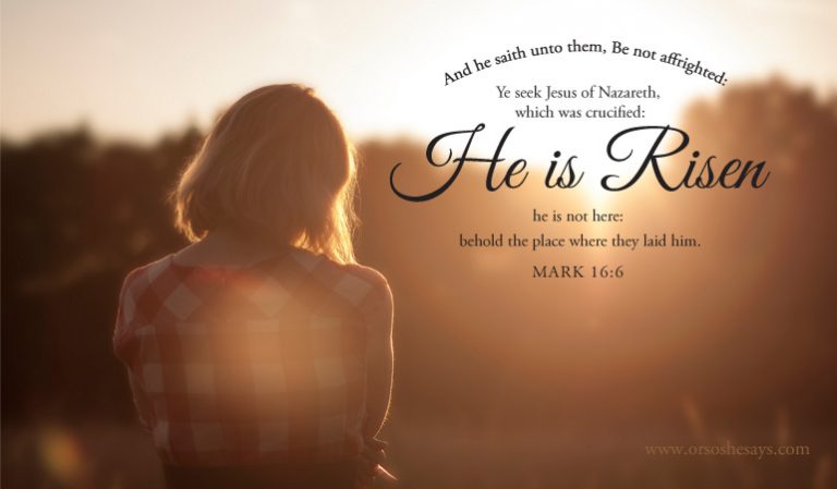 Eight Easter Scriptures to Ponder (she: Rachel)