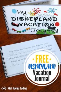 Disneyland Journal - Preserve all the Memories from the Park