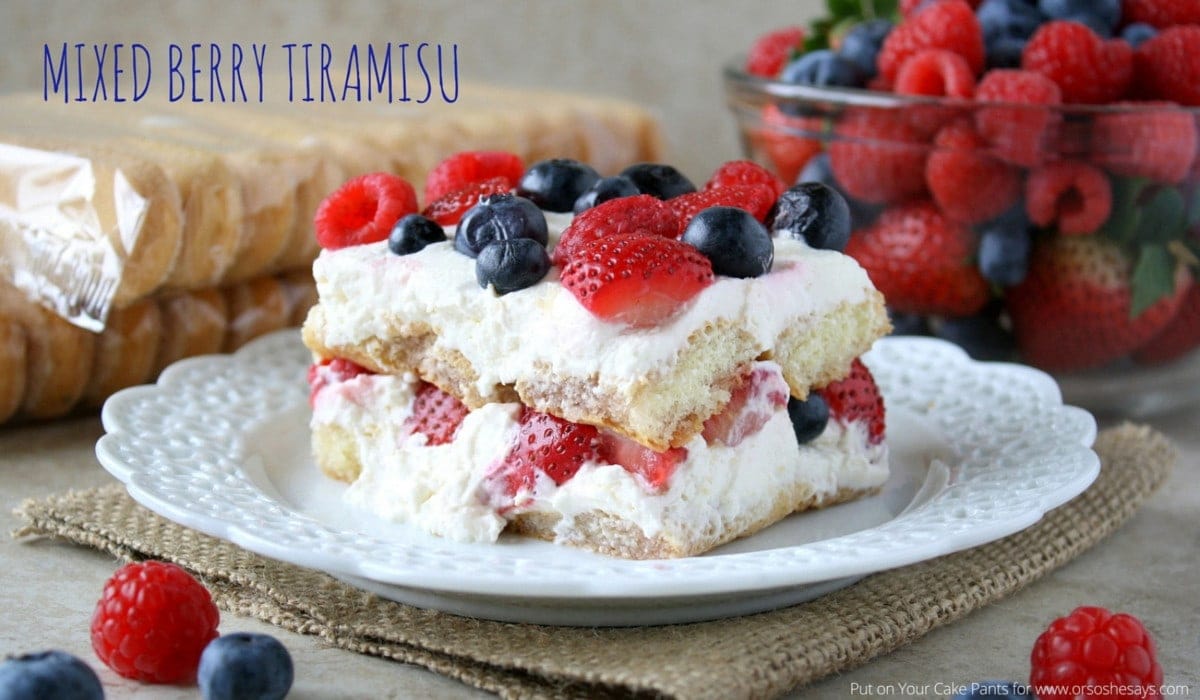 Mixed Berry Tiramisu - A Fresh Take for Summer (she: Mara)