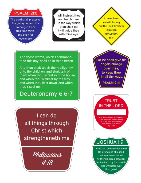 Scripture Verses for Travel - Free Printable for Studying