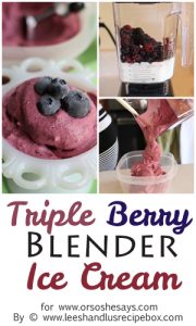 Triple Berry Blender Ice Cream - SO FAST! (she: Leesh & Lu)