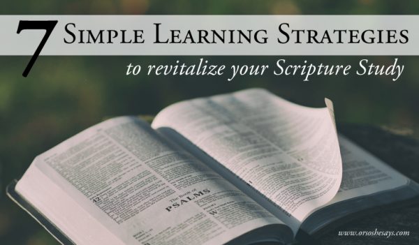 Simple Ways to Add the Scriptures in Your Day (she: Adelle)