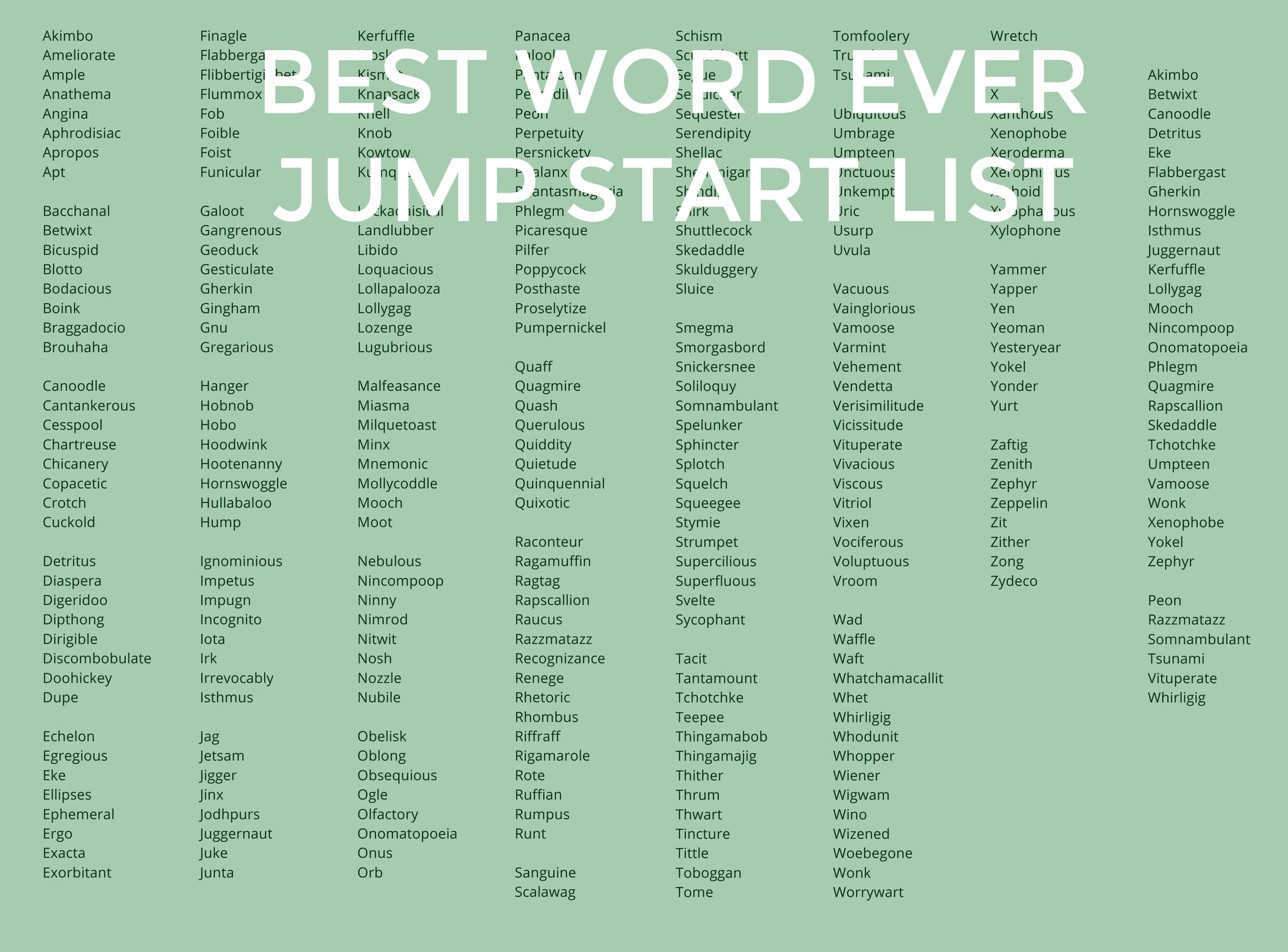 Word Game: Find the Best Word EVER! Printables Included (she: Rachel)