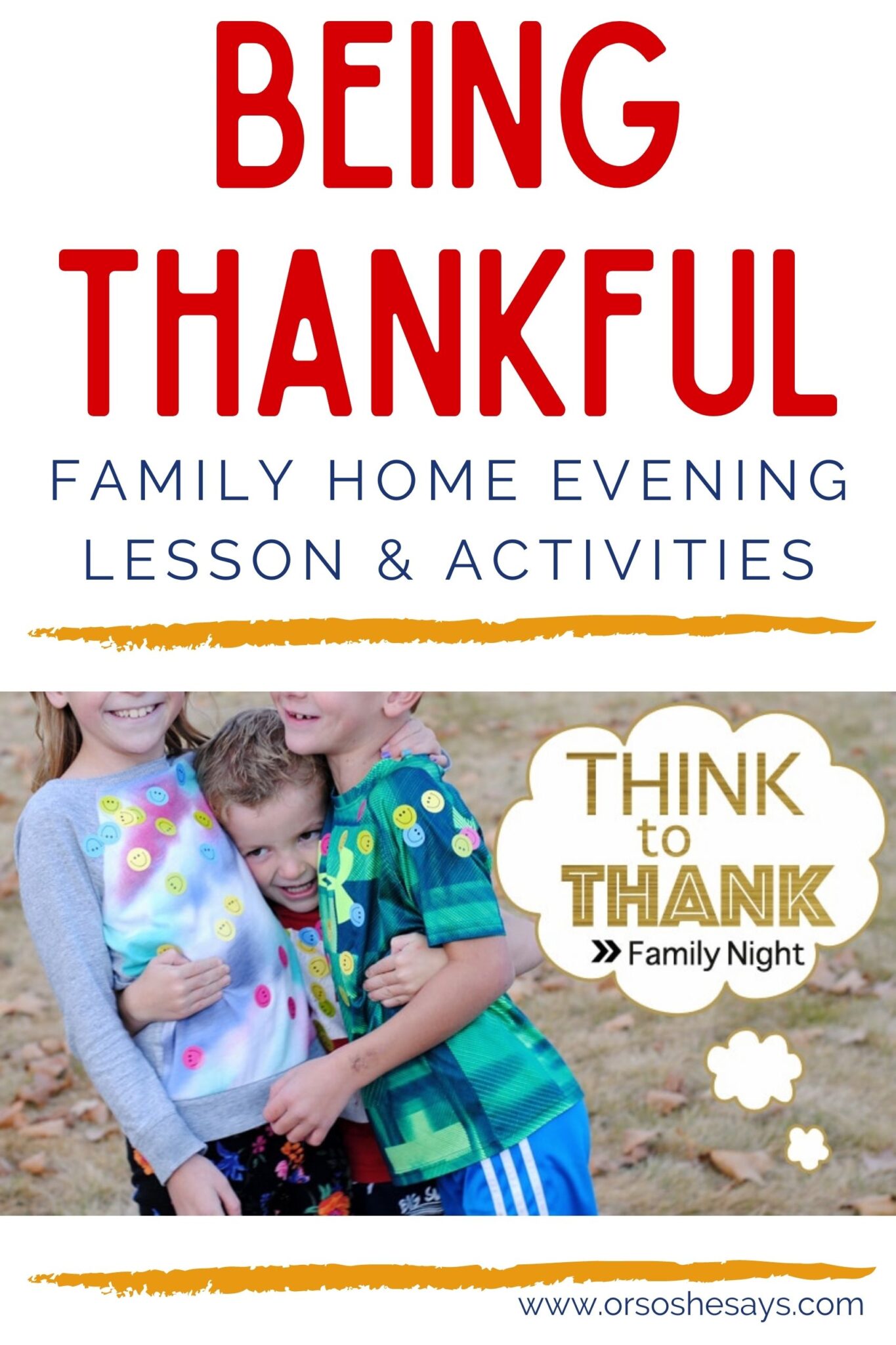Gratitude Family Home Evening - Lesson & Activities!