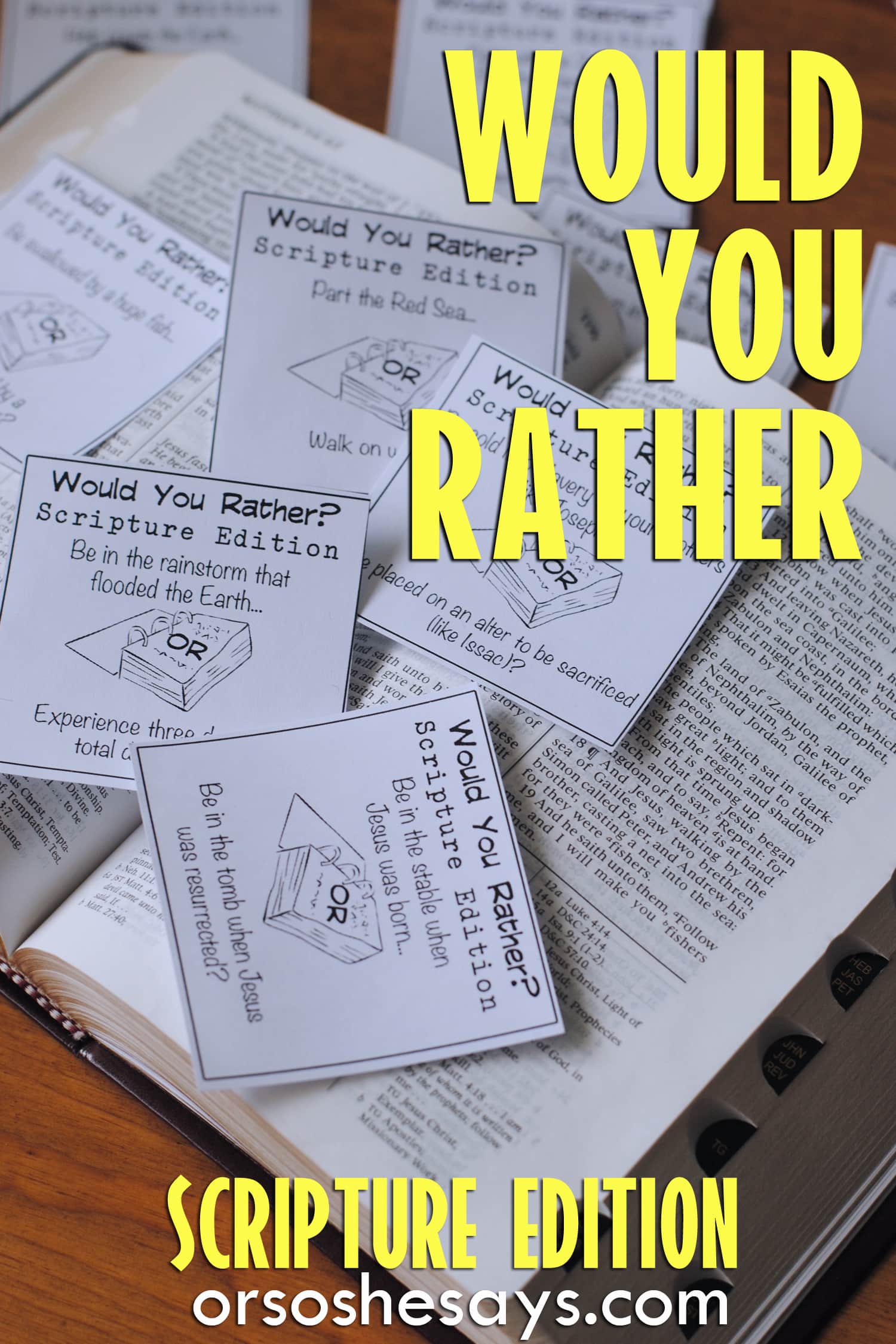 Latter-day Saint Lesson on Choices & Scripture Game for Youth