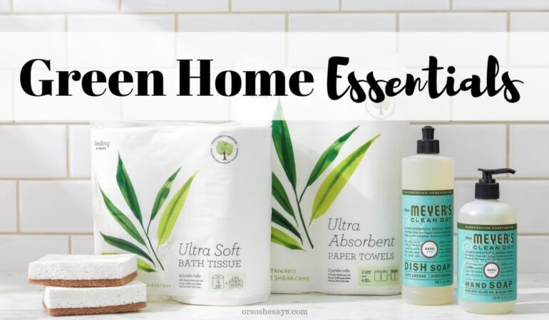 Green Home Essentials - My Top 5 From Grove - Or so she says...