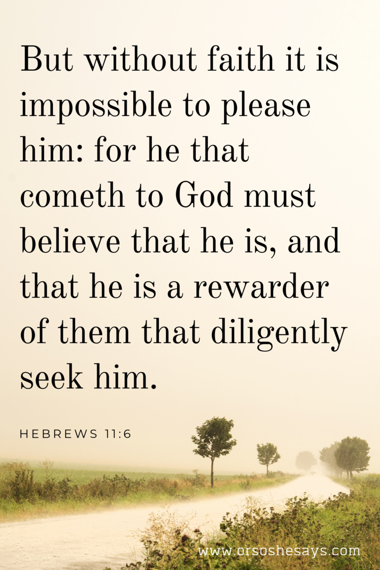 The Ultimate Collection of Scriptures on Faith - Or so she says...