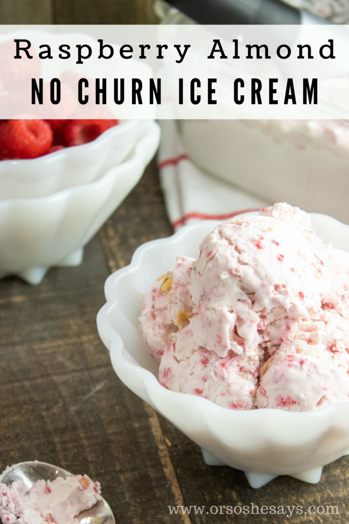 Easy Raspberry Ice Cream Recipe ~ Without Ice Cream Maker! - Or so she ...