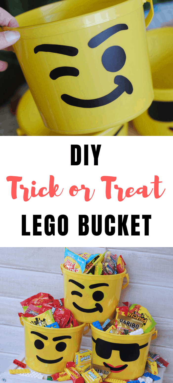 Trick or Treat LEGO Bucket ~ Great for LEGO Parties Too! - Or so she ...