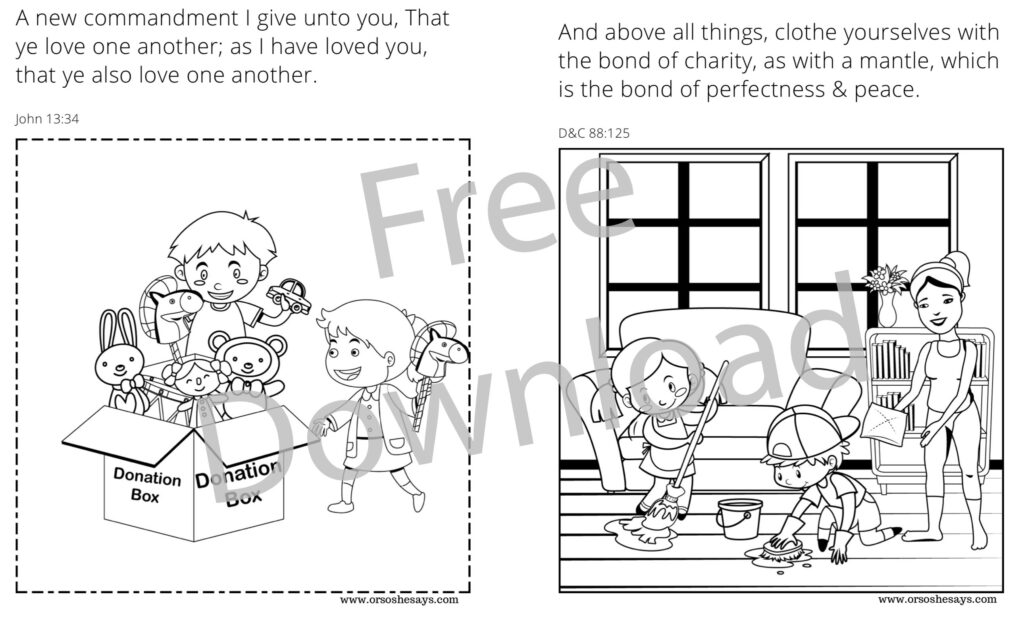 Light the World Activity ~ Service Ideas Coloring Book for Kids - Or so ...