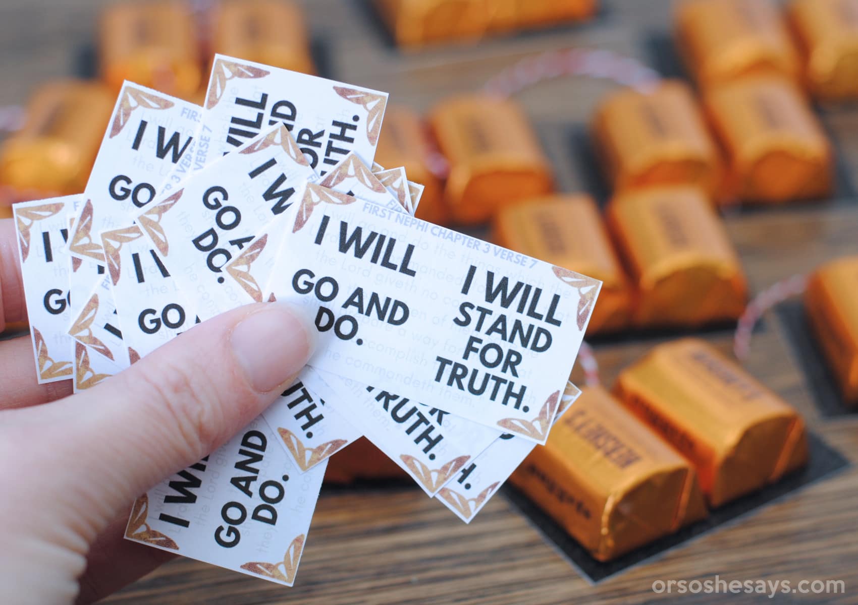 I Will Go and Do ~ Handout for 2020 Youth Theme - Or so she says...