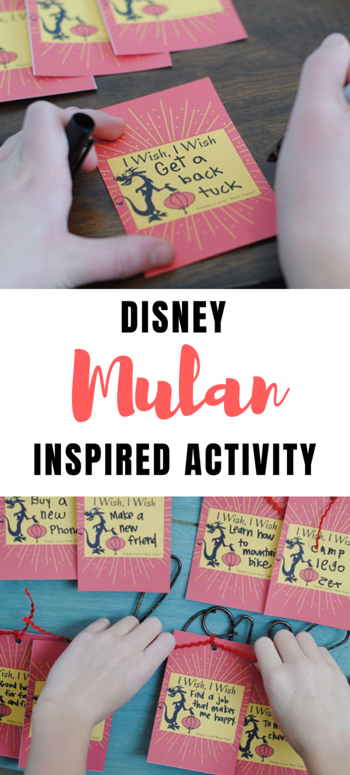 Disney Mulan Inspired Activity ~ Lunar New Year Wishing Wall - Or so ...