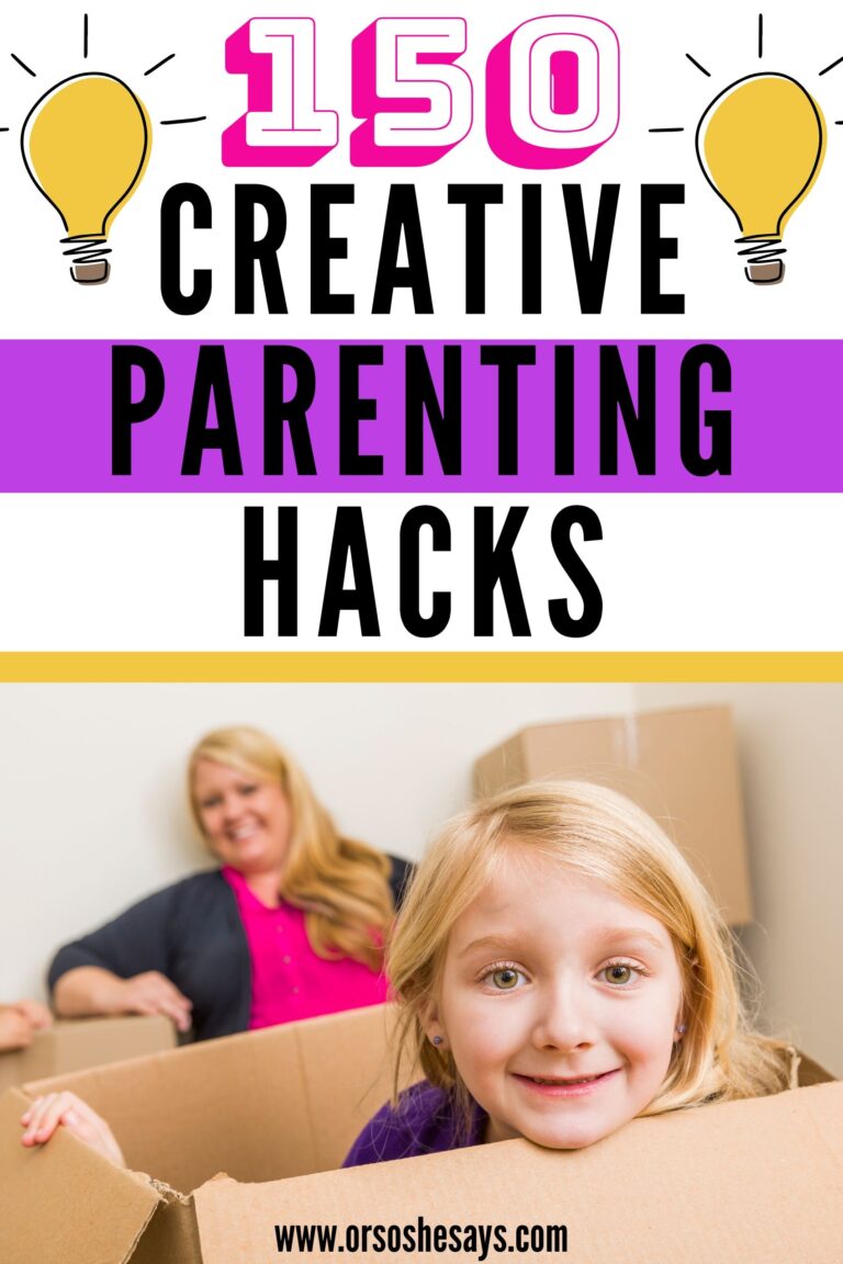 Over 150 Creative Parenting Ideas to Save Your Sanity - Or so she says...
