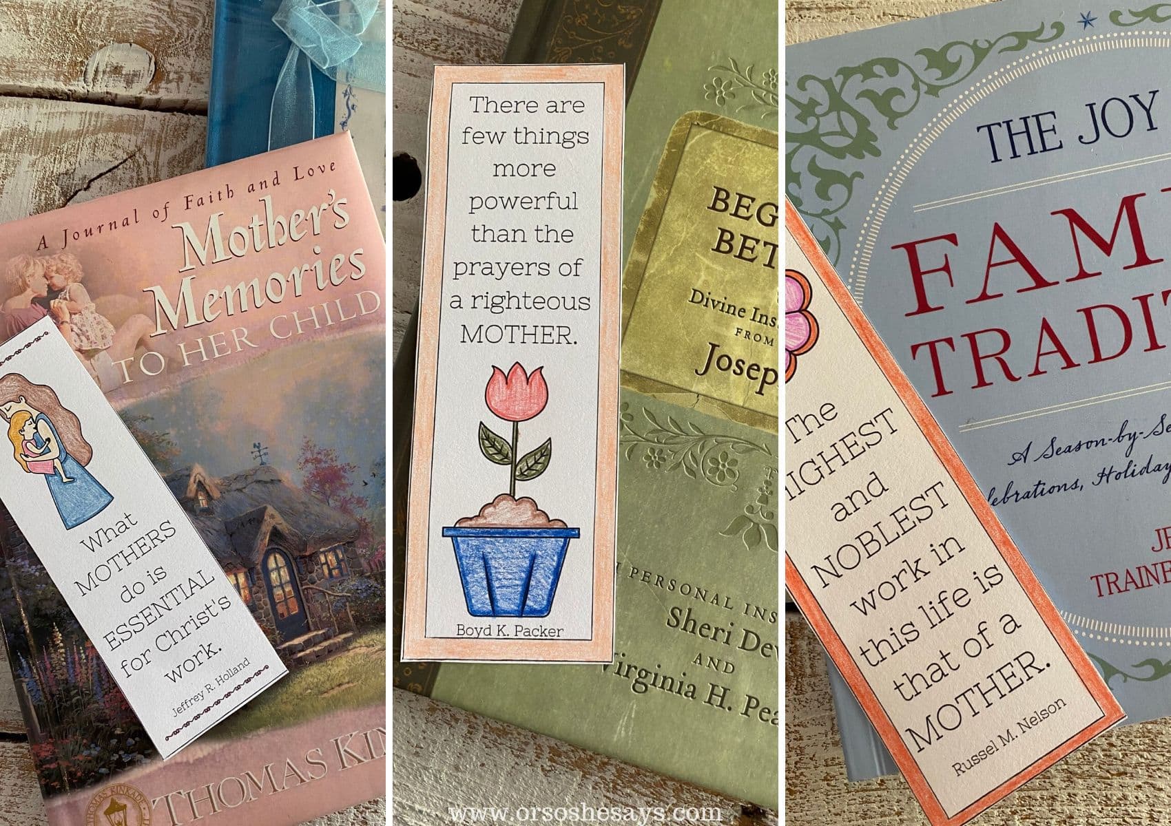 Mother's Day Bookmark Printable ~ Ready to Color! - Or so she says...