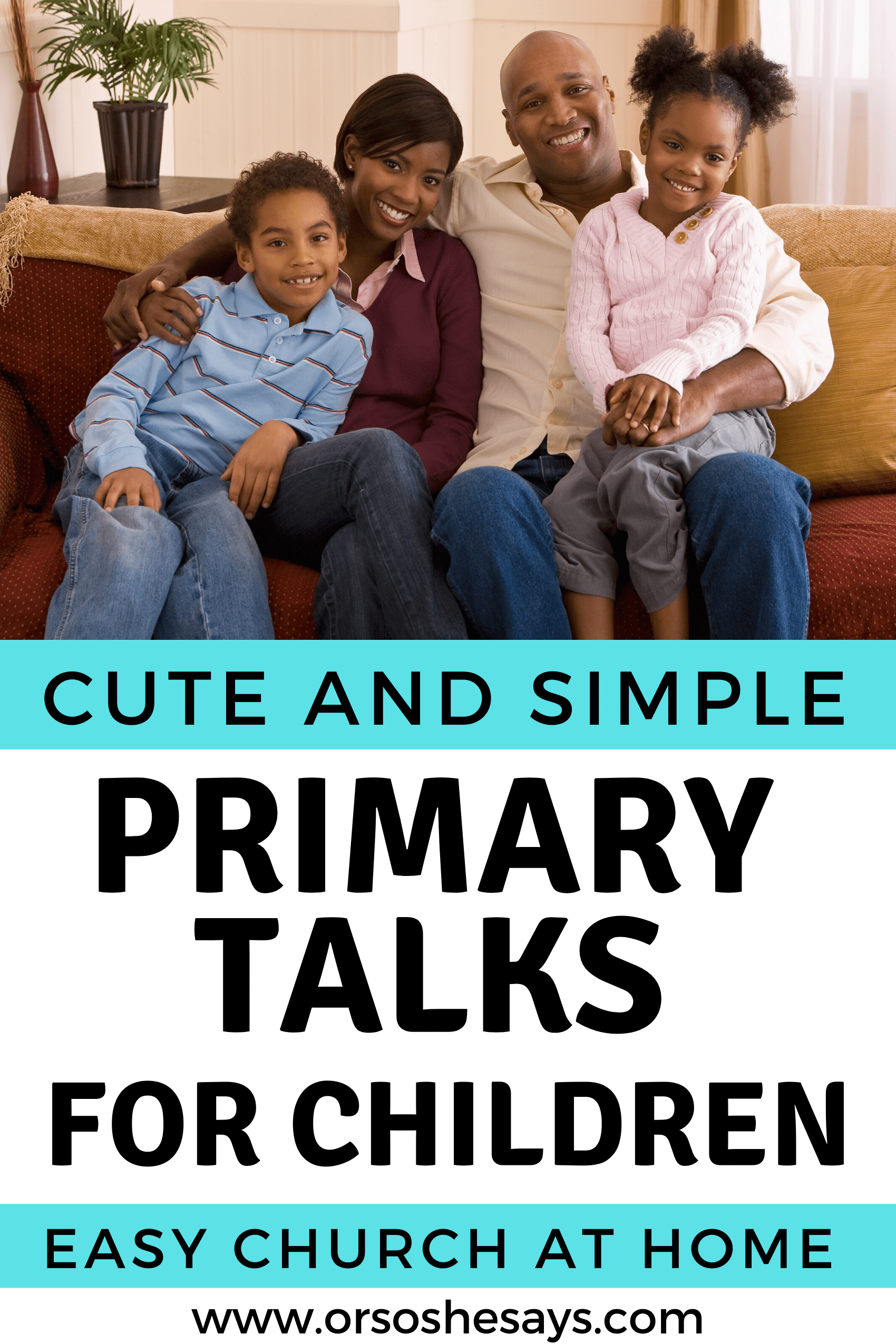 June 2020 Primary Talks for Church at Home - Or so she says...