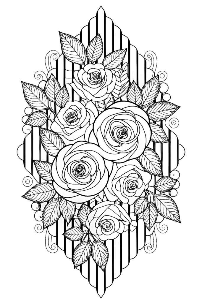 10 Free Valentines Day Coloring Pages for Adults - Or so she says...