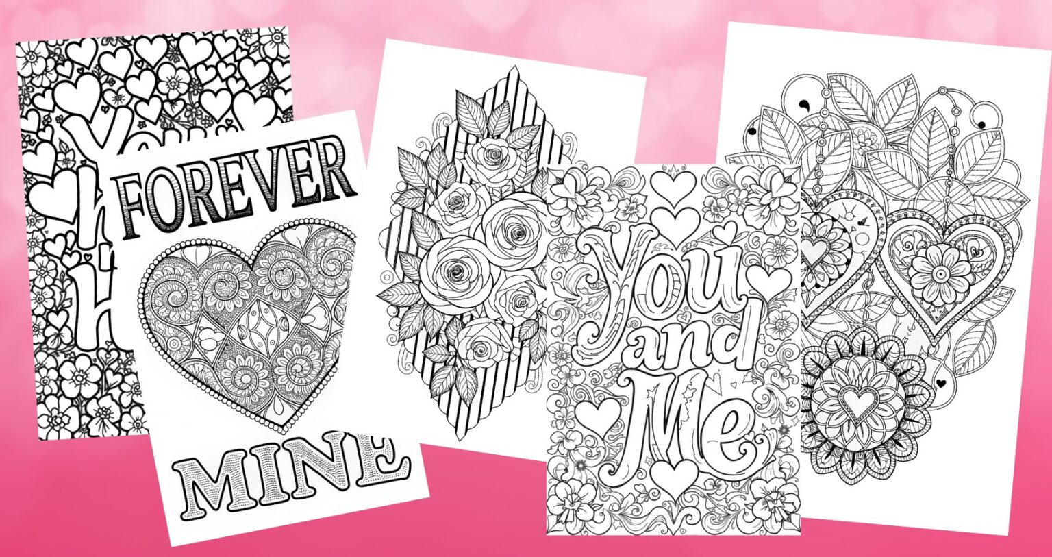 10 Free Valentines Day Coloring Pages for Adults - Or so she says...