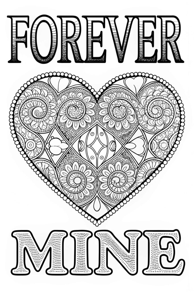 10 Free Valentines Day Coloring Pages for Adults - Or so she says...