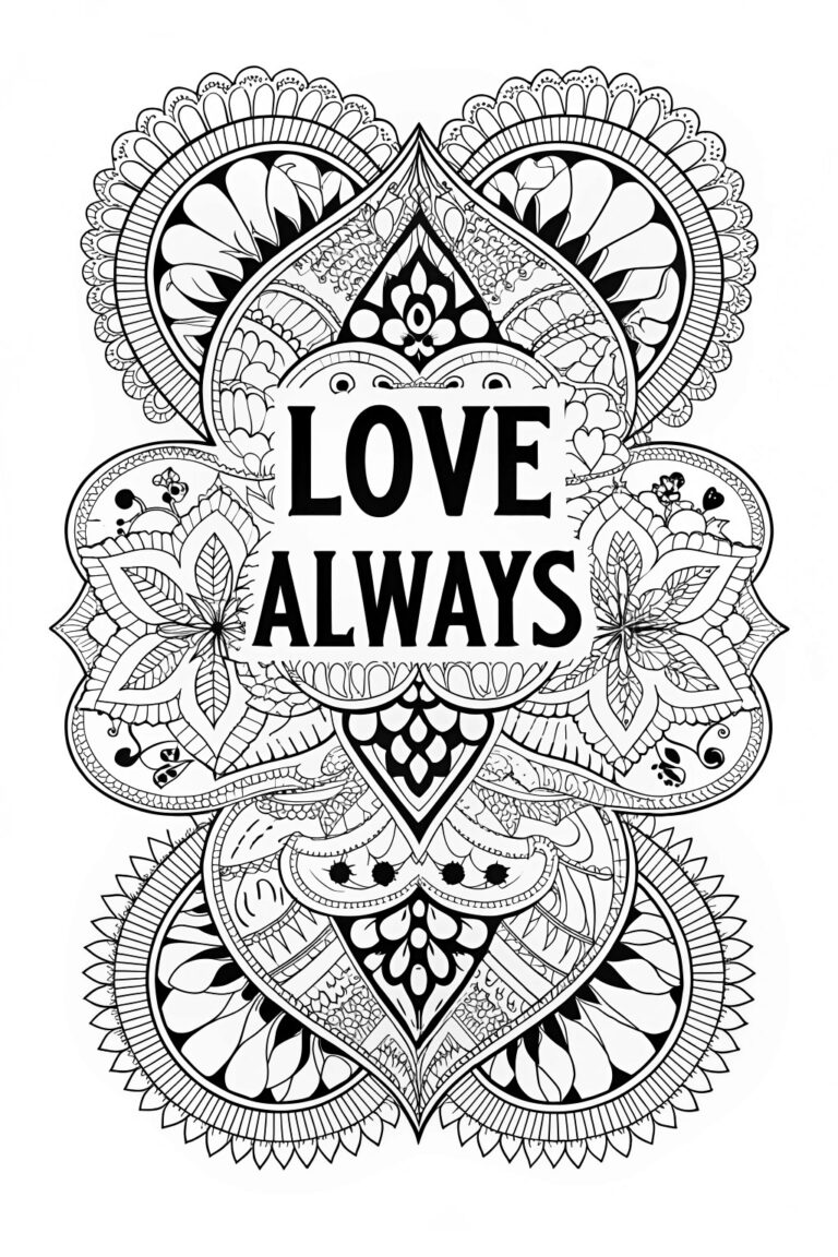 10 Free Valentines Day Coloring Pages for Adults - Or so she says...