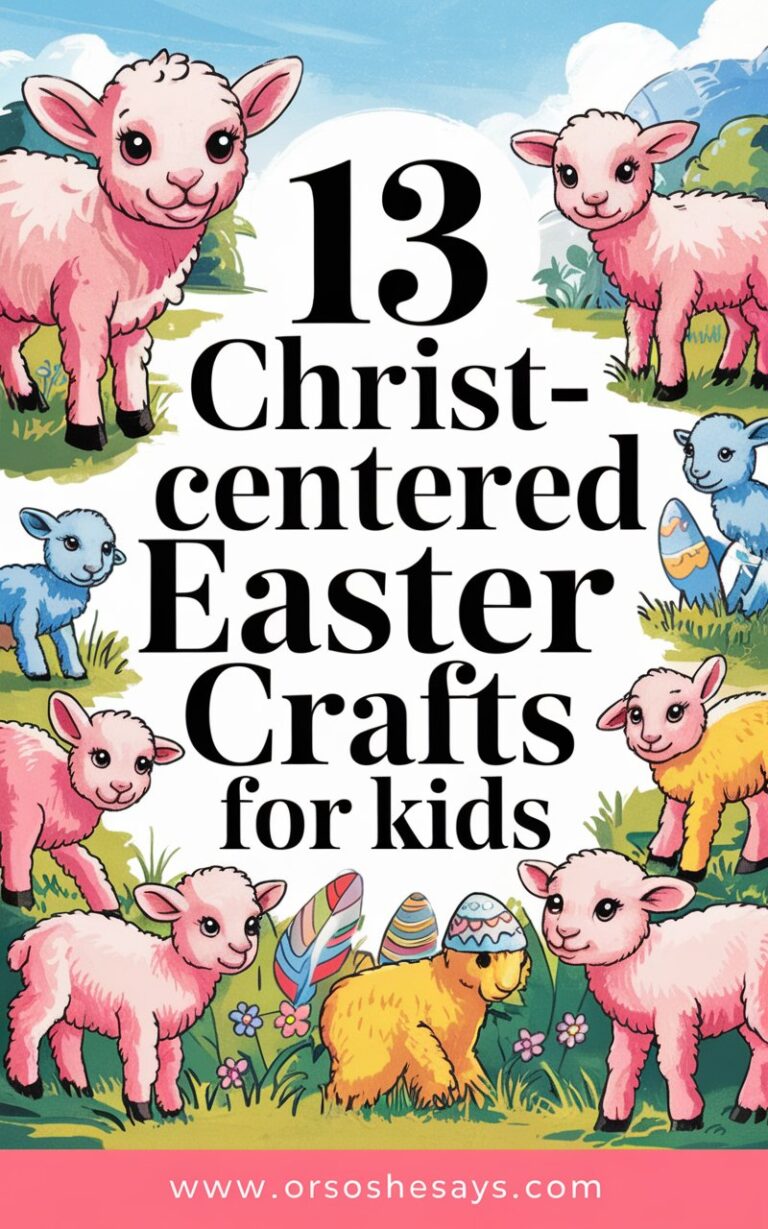 13 Christian Easter Crafts for Kids - Or so she says...