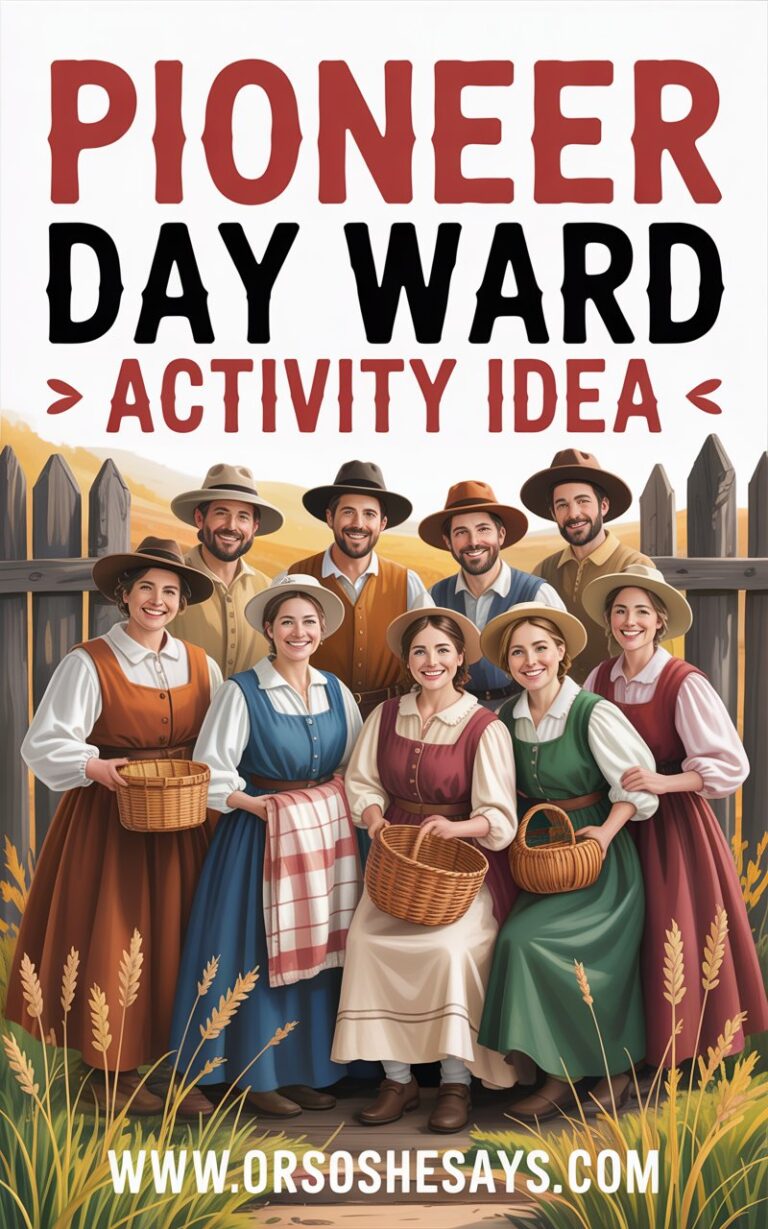 Pioneer Day Ward Activity Idea - 24th of July Pioneer Heritage Hoedown ...